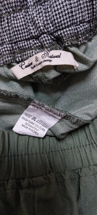 Af522韓國 腰鬆緊秋香綠色大口袋休閒短褲M-L | Yahoo拍賣