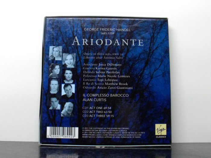 0605【Handel – Ariodante /3CD/音癡妹二手古典CD一元起標】 | Yahoo拍賣