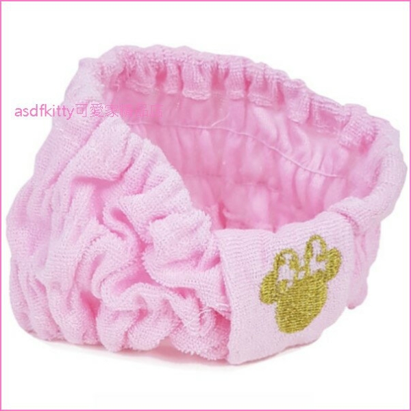 asdfkitty*迪士尼米妮粉紅色鬆緊髮帶/寬面髮帶-洗臉.化妝.敷面膜.都好用-吸水材質-韓國製 | 髮飾 | Yahoo購物中心