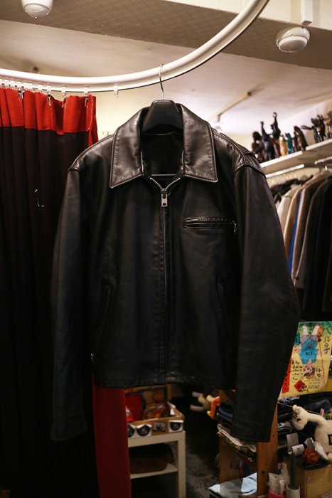 [ Satisfaction ] Schott經典642直拉鍊襯衫領牛皮皮衣 美國製 | Yahoo拍賣