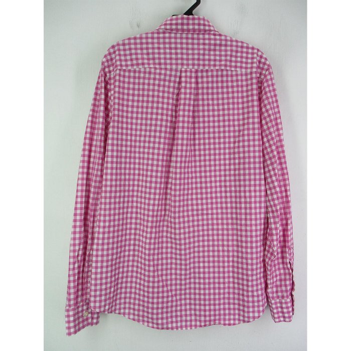 男 ~【POLO RALPH LAUREN】粉紅色格紋休閒襯衫 XL號(7A131)~99元起標~ | Yahoo拍賣