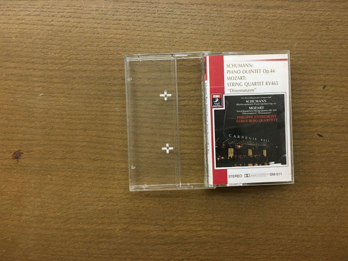 【午夜點唱機 錄音帶 】Philippe Entremont-Schumann & Mozart Live/二手錄音帶銅板起標1012/10 ...