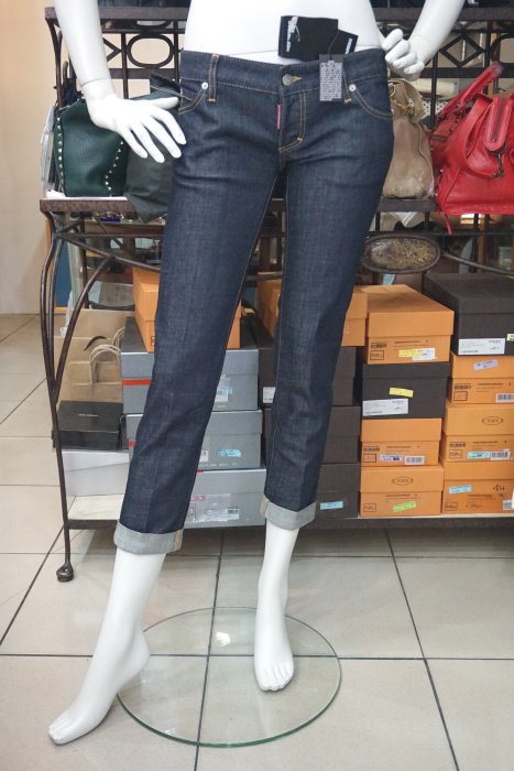 JANET 全新真品~ D2 DSQUARED 2 小怪獸九分牛仔褲 *S75LA0629* | Yahoo拍賣