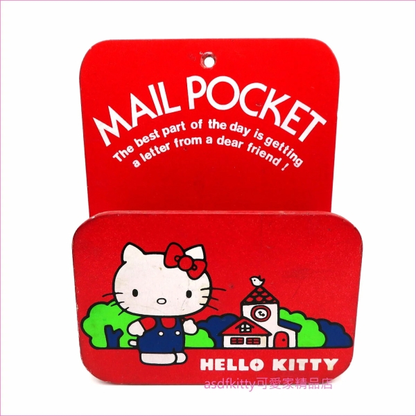 asdfkitty*二手商品出清(有髒汙)-1976年絕版商品-KITTY壁掛式木製置物架-日本製 | 鈄/直取式 | Yahoo購物中心