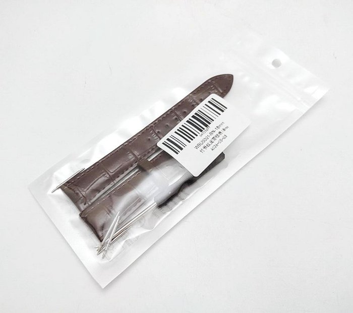 【timekeeper】 全新20mm咖啡色皮錶帶+拆錶帶工具+錶耳針 | Yahoo拍賣