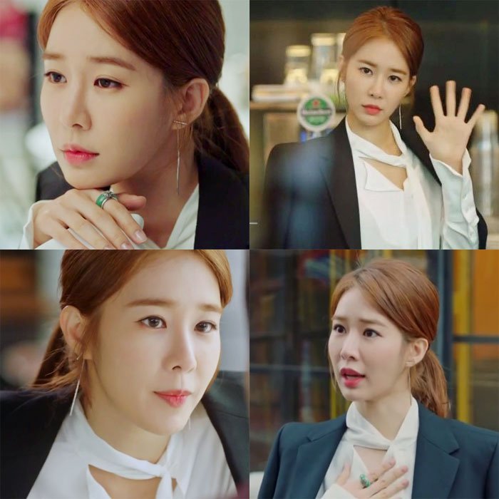 [現貨]首爾飾集 正韓國製 韓劇款 鬼怪劉仁娜 線條鋯石單鑽細緻長鏈不對稱耳環 925純銀耳針70-76-65 | Yahoo拍賣