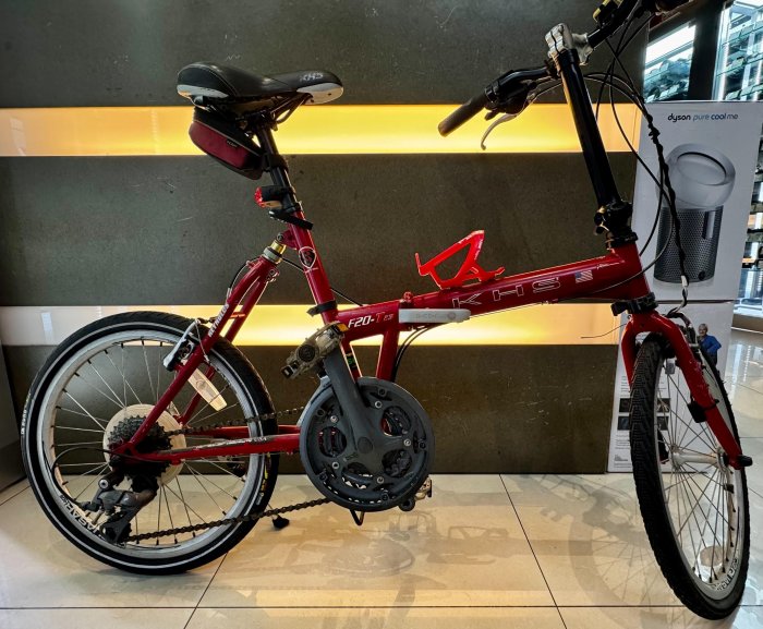 【高雄青蘋果3C】KHS F20-T23 功學社單車 紅 二手折疊腳踏車 有瑕疵#94444 | Yahoo拍賣