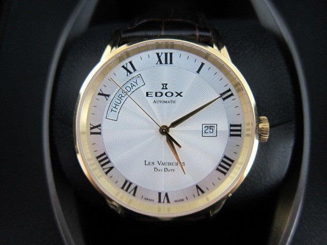 Edox 83007.37R.AR Les Vauberts系列自動上鍊日曆腕錶*只要11500元*(EG024) | Yahoo拍賣
