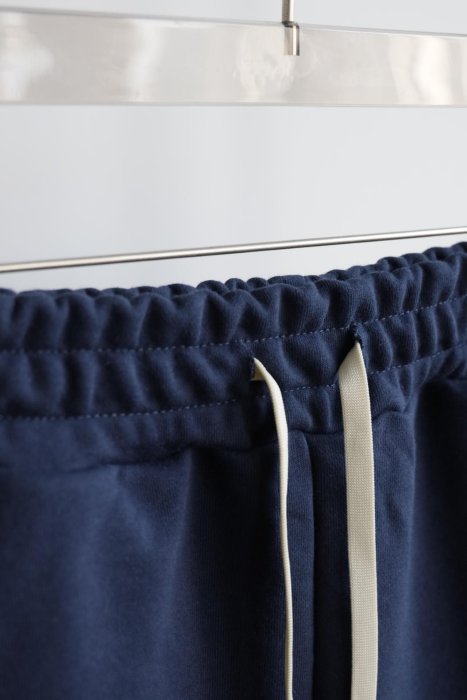 25mart【一元起標】瑞士 男 字母印花 快乾毛圈 抽繩 鬆緊腰 運動休閒 短褲 深藍 S | Yahoo拍賣