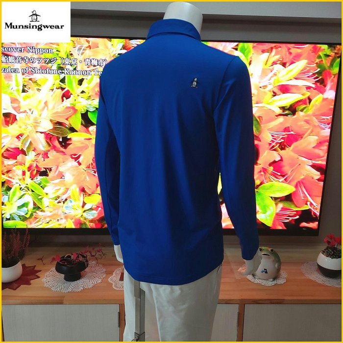🇯🇵日本二手衣 ️企鵝🐧ENVOY系列 長袖POLO衫【男 M】Munsingwear 企鵝牌 超彈性 長袖POLO MM205M | Yahoo拍賣