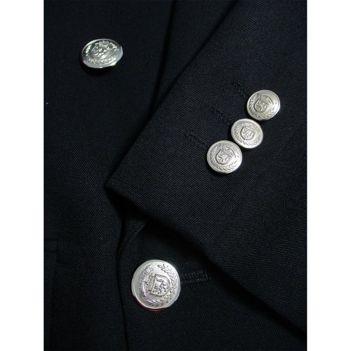 男 ~【MICHEL RENE】黑色雙排扣羊毛(100%)西裝外套 50號(7A160)~99元起標~ | Yahoo拍賣