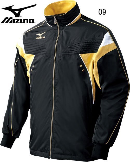 貳拾肆棒球---受注生產!日本Mizuno pro 日職契約選手用運動套裝外套/黑XO | Yahoo拍賣