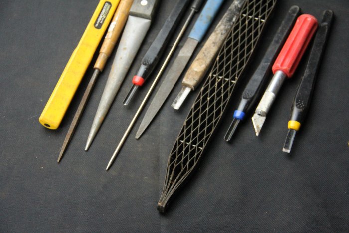 【桑園の】日本木工老工具 銼刀雕刻刀等 11件 共重約 588公克 全部一拍 銼刀類 K 6041 | Yahoo拍賣