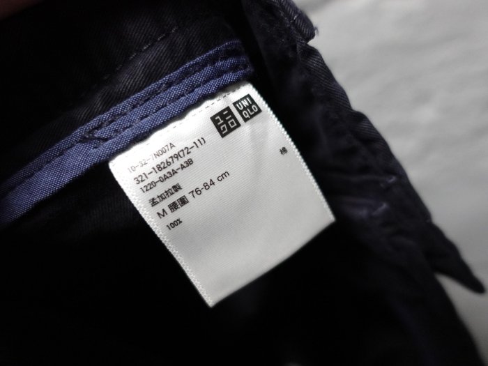 CA 日本品牌 UNIQLO 深藍 復古卡其短褲 M號 一元起標無底價D73 | Yahoo拍賣