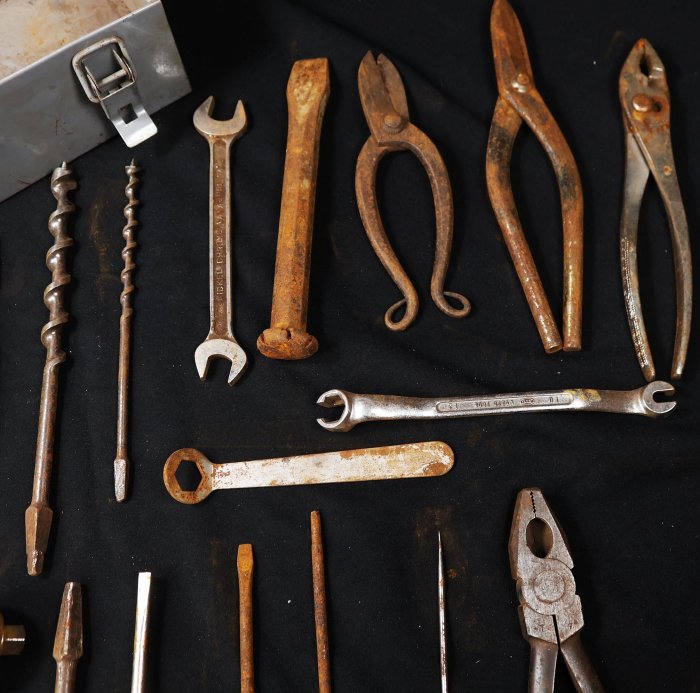 【桑園の】日本老工具 超過50件 共重7.3公斤 全部一拍 鉗子 板手 螺絲起子....等 兩盒工具箱 T 3154 | Yahoo拍賣