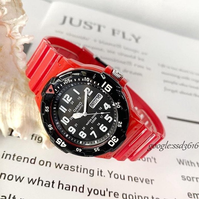 CASIO潛水錶 經緯度鐘錶100米防水運動錶 上圈可旋轉計時中性男女可【↘超低價】MRW-200HC_MRW-200 | Yahoo拍賣