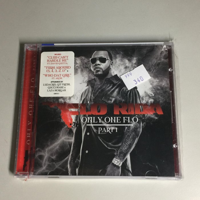 舊世主全新未拆西洋嘻哈 美首版 526415-2 Flo Rida 佛羅里達 / 唯我獨尊 1 Only One Flo (Part 1) 側 ...