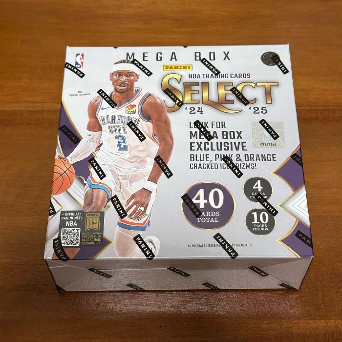 2024-25 Select Mega Box NBA 全新未拆一盒 [1] 拆Reed Sheppard Dalton Knecht ...