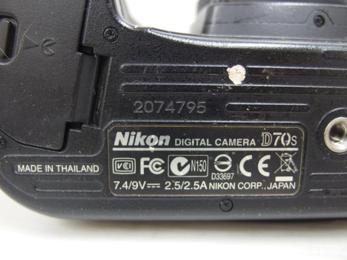 以琳の屋~ Nikon D70S Body 單機身 600萬畫素 請看說明『 一元起標 』-&-(s0004) | Yahoo拍賣