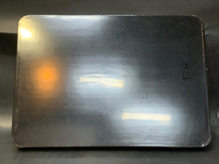 【古玩輕鬆拍】昭和初期 傳統漆藝 輪島塗 沈金山水閣樓帆船紋黑漆木胎超大茶盤 60公分 附原裝木箱※1015013-177 | Yahoo拍賣