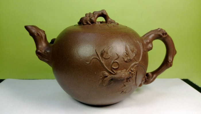 乾坤閣 德根 青灰沙 豐收壺(古壺) 約600cc | Yahoo拍賣