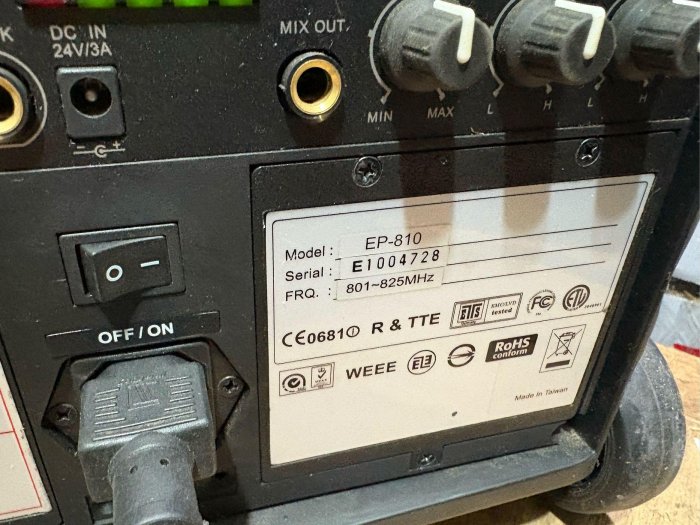 低價起標！零件機...需自取 senrun ep-810手提無線擴音機 ...420 | Yahoo拍賣