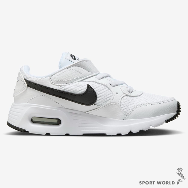 【現貨下殺】Nike 童鞋 中童 慢跑鞋 魔鬼氈 Air Max SC 白黑【運動世界】CZ5356-102 | 童鞋 | Yahoo購物中心