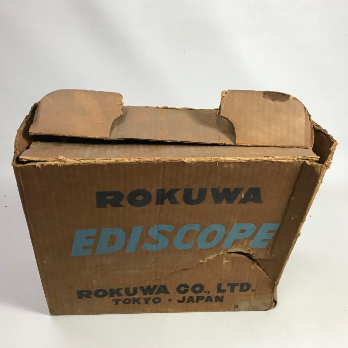 【藏舊尋寶屋】老日本 ROKUWA EDISCOPE 老式投影機 收藏 附紙盒※2506170611717-3J※ | Yahoo拍賣