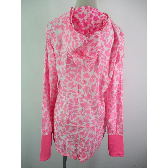 女 ~【ADIDAS】玫瑰紅印花連帽運動休閒外套 M號(5A1)~99元起標~ | Yahoo拍賣