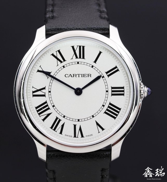 【鑫瑞鐘錶】Cartier 卡地亞 Ronde Must de Cartier WSRN0031 銀色面盤 不鏽鋼 36mm 石英機芯 盒單全 ...