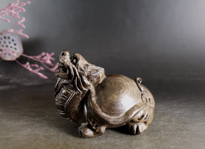 金絲楠木 陰沈木 -龍龜- 老料 滿水波 味道香 P483 | Yahoo拍賣