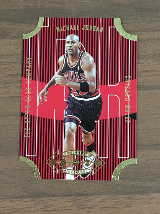 【畢拉卡鋪】Michael Jordan 1996 Upper Deck Fastbreak Two Connections 籃球之神喬丹經典特卡 | Yahoo拍賣
