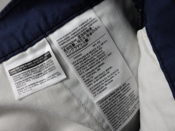 CA 美國品牌 LEVI'S 深藍仿舊 卡其短褲 34腰 一元起標無底價E304 | Yahoo拍賣