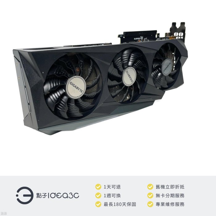 「點子3C」一元起標！GIGABYTE GeForce RTX 3080 GAMING OC 10G 顯示卡【晶片故障】紮實散熱器 金屬強化背板 DS697 | Yahoo拍賣