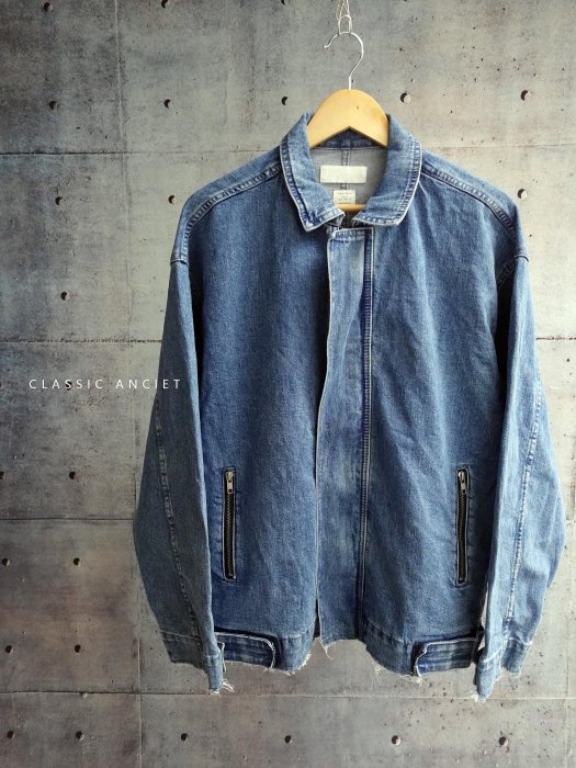 CA 西班牙品牌 ZARA MAN 淺藍仿舊 牛仔外套 L號 一元起標無底價B565 | Yahoo拍賣