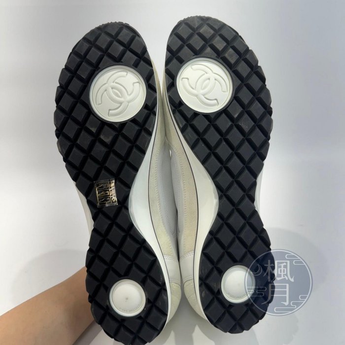 【一元起標 06/26】CHANEL 香奈兒 白色 運動鞋 #45 | Yahoo拍賣