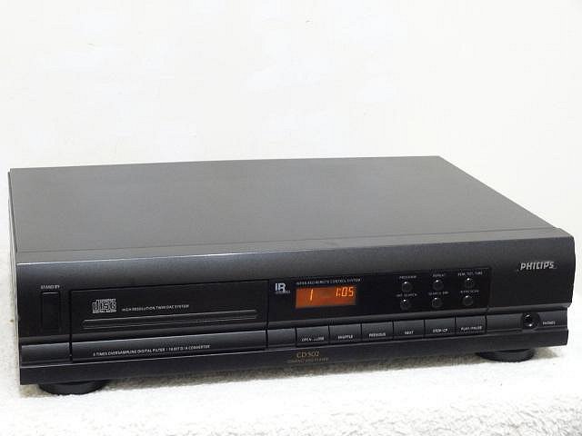 ~ 歐陸經典 PHILIPS CD502 古典CD播放機 ( $4800 有附遙控器 優質推薦 ) ~ | Yahoo拍賣