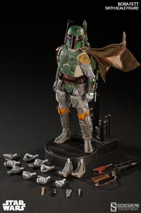 全新 全新 Sideshow 1/6 Star Wars 星際大戰 Boba Fett 波巴費特 | Yahoo拍賣