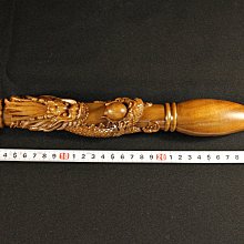 【桑園の】肖楠木 32cm 文昌筆 龍紋掌珠 實木巧雕 D 7252 | Yahoo拍賣