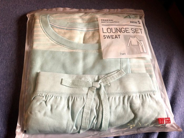 Uniqlo WOMEN 女款 家居服組(長袖) tiffany 綠 S 尺寸 全新/櫃上正貨 限量特價:800元 | Yahoo拍賣