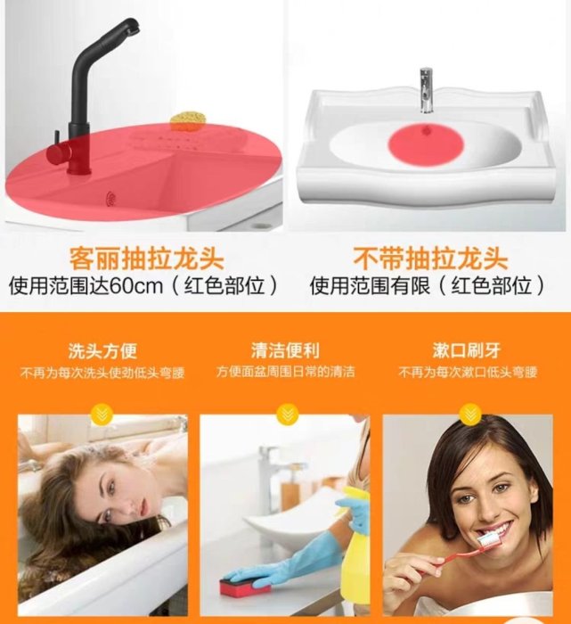 特價[880龍頭加雙管]北歐全銅黑色抽拉式廚房水龍頭冷熱水洗菜盆水槽洗碗池防濺水龍頭599元 | Yahoo拍賣