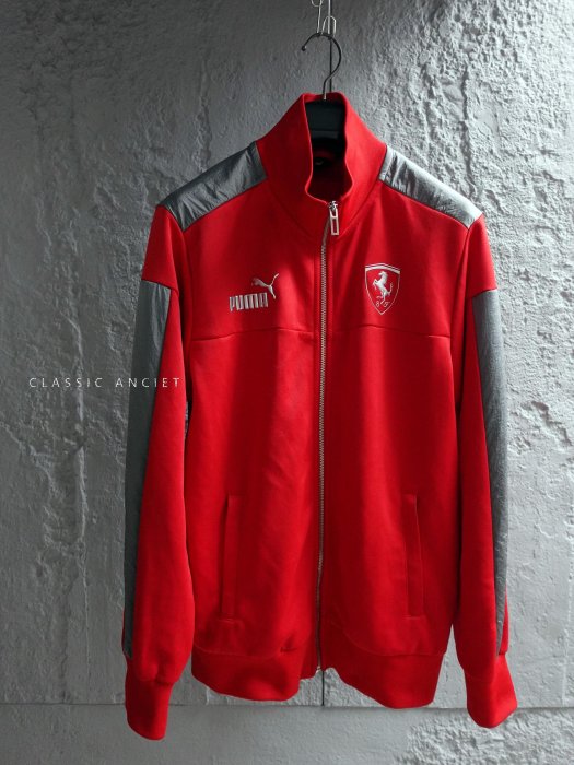 CA 德國運動品牌 PUMA x FERRARI 紅色 休閒夾克 XS號 一元起標無底價E439 | Yahoo拍賣