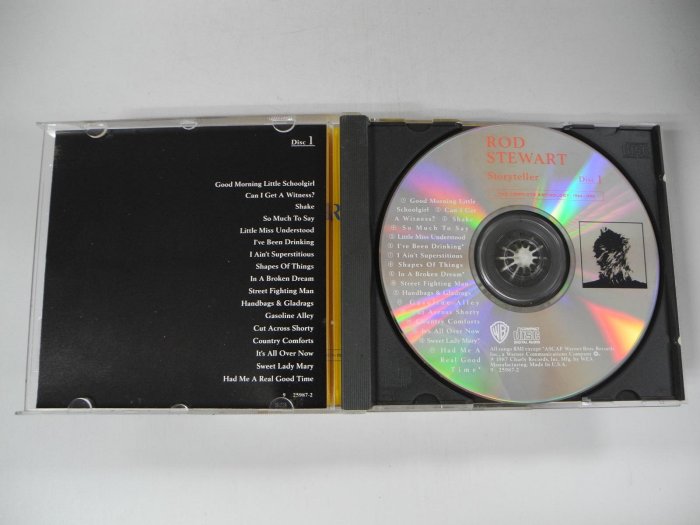 MWM 【二手CD*4】「四片合售」Rod Stewart│Storyteller 美版 片況良好 讀取面僅有輕微霉斑 | Yahoo拍賣