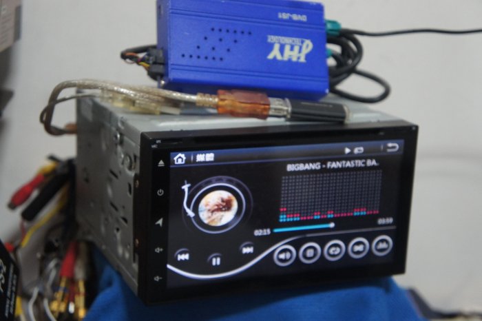 典藏專區" JHY”9成新JCT-1071 (7吋/DVD故障/MP3/USB/藍芽/電視/內建音樂MP3/可外接CDC影像/鏡像/主機 | Yahoo拍賣