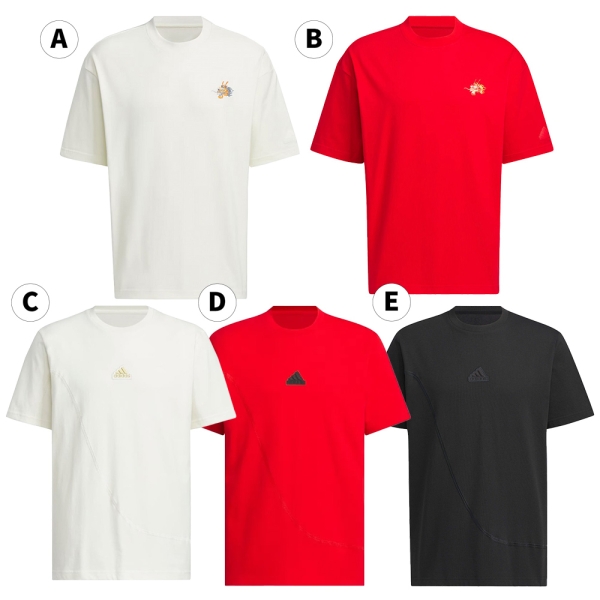 【下殺】Adidas 短袖上衣 男裝 CNY 龍年 米白/紅/黑【運動世界】JE6106/JE6105/IT3994/IT3993 ...