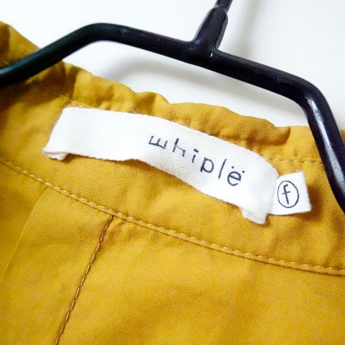 一元起標～當 我 們 在 衣 起C-WIT＊╯全新專櫃WHIPLE袖子拼接點點襯衫 | Yahoo拍賣