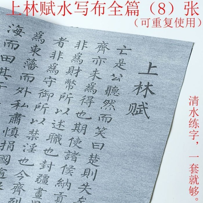 熱銷 -現貨 上林賦水寫布全篇清水練字專用小楷毛筆鋼筆式毛筆書法練習字帖 | Yahoo拍賣