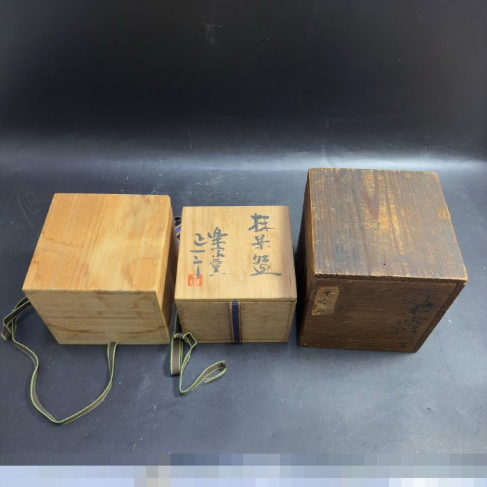 【藏舊尋寶屋】老日本 題字 木盒子 空木箱 空木盒 3入※2501190131909-30N※ | Yahoo拍賣