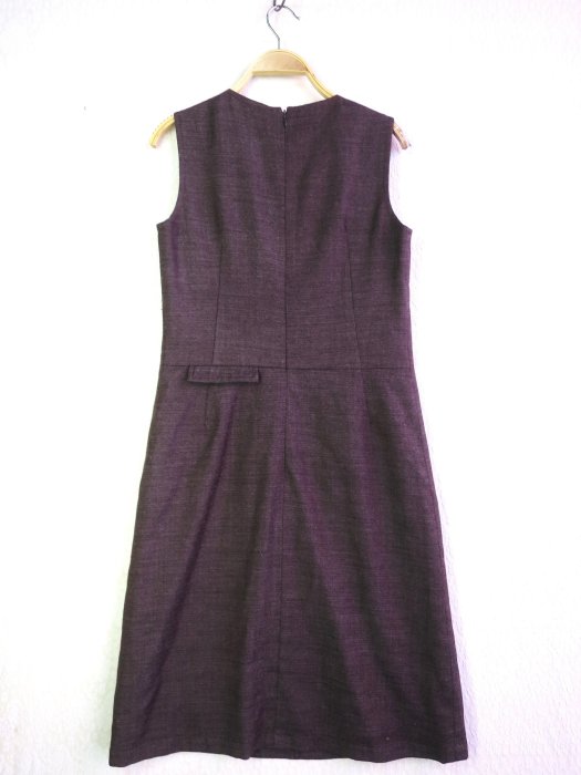 四季熱賣.98起競標︵＊F ULL BLOSSOM專櫃 氣質咖啡色無袖洋裝(36號)2228 | Yahoo拍賣