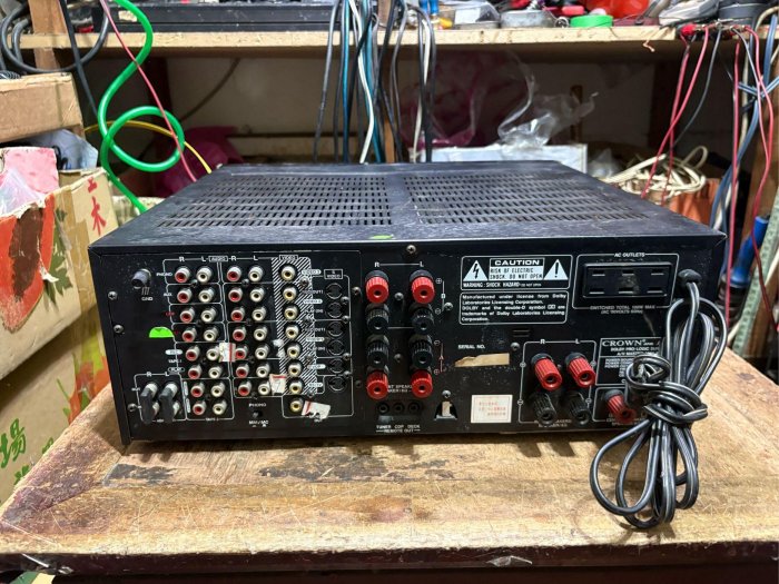 低價起標！零件機...需自取. 高階crown ava-9500環繞擴大機..375 | Yahoo拍賣